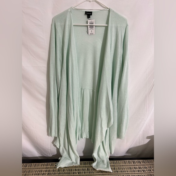 torrid | Sweaters | Torrid Mint Green Flowy Cardigan | Poshmark